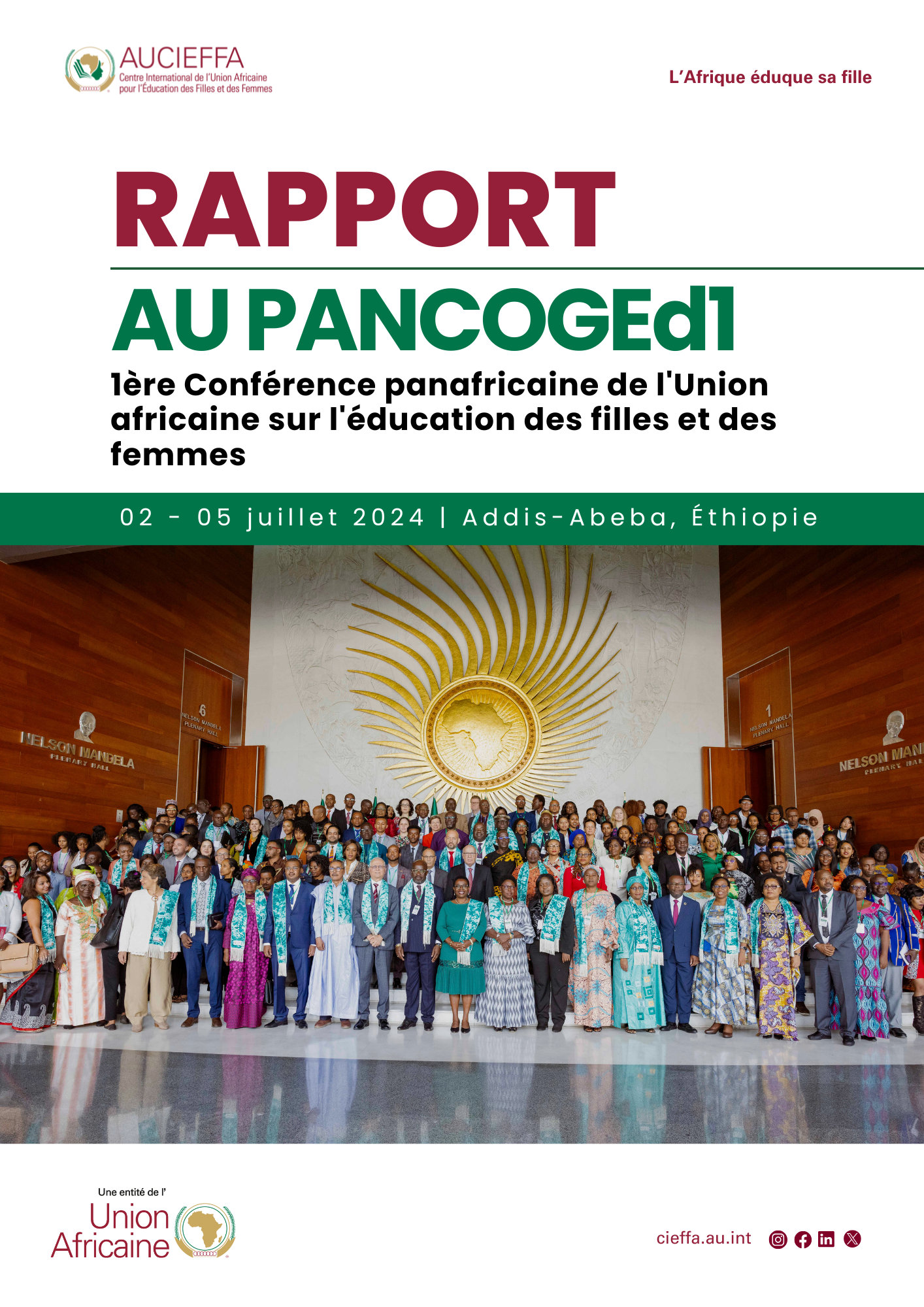Rapport de la 1ère Conférence panafricaine de l'Union africaine sur l ...